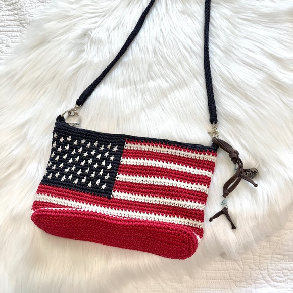 The Sak | Bags | The Sak American Flag Crossbody Purse Usa Flag ...